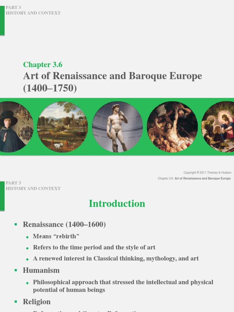 Art of Renaissance and Baroque Europe (1400-1750) | PDF | Michelangelo ...