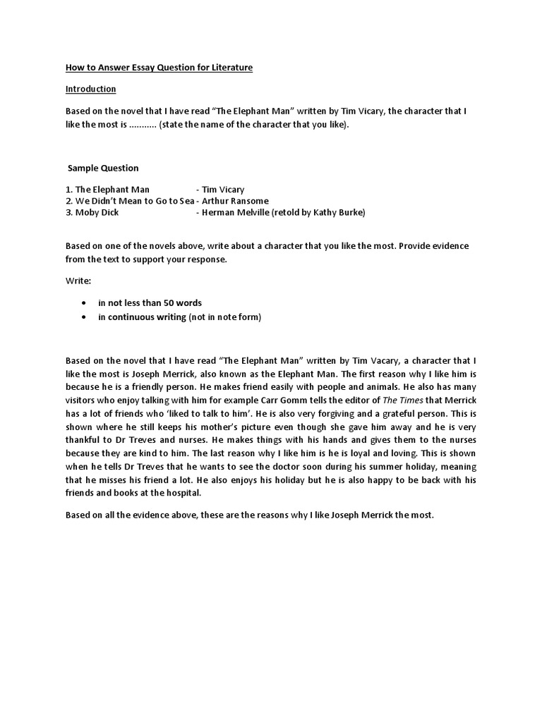 How to Analyze Characters in Literature | PDF