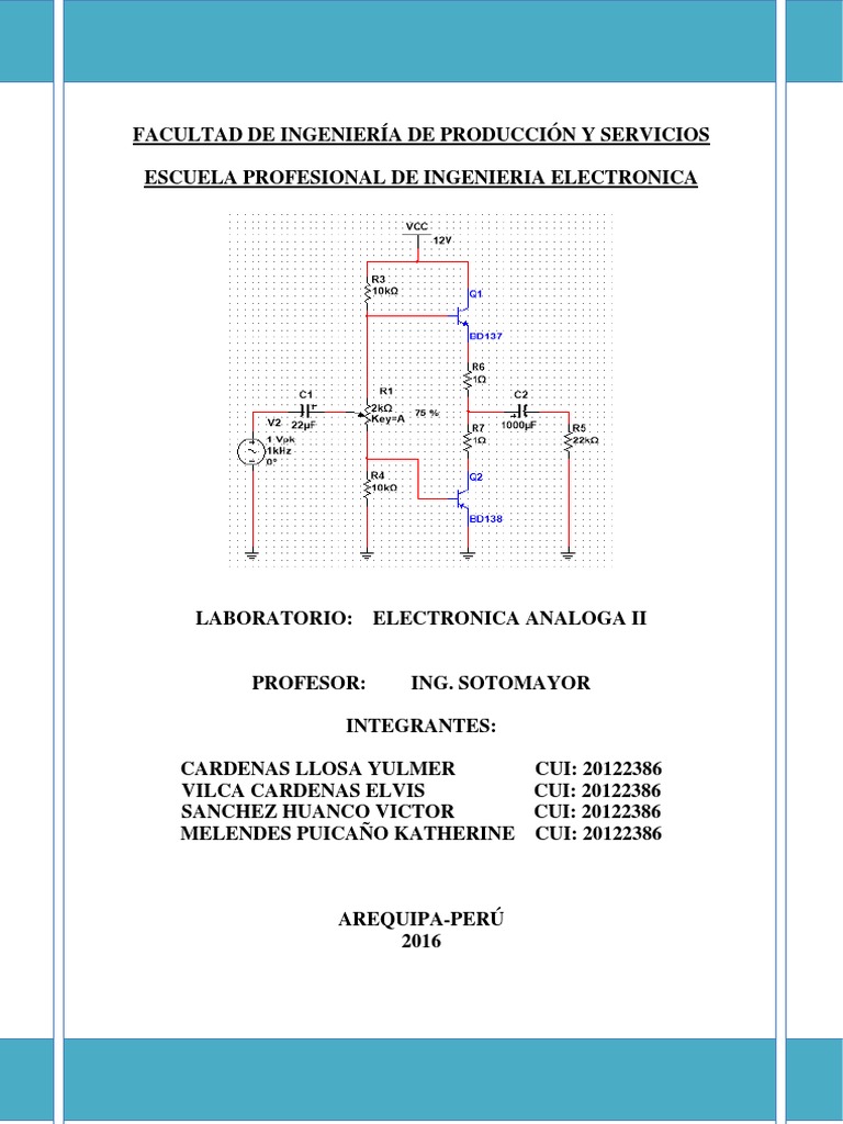 Lab1 Analoga II | PDF