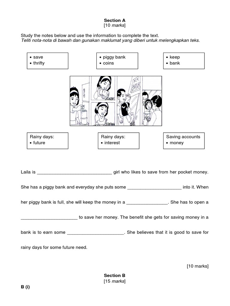 BI Tahun 5 P1 2016 - Paper 2 | PDF | Leisure