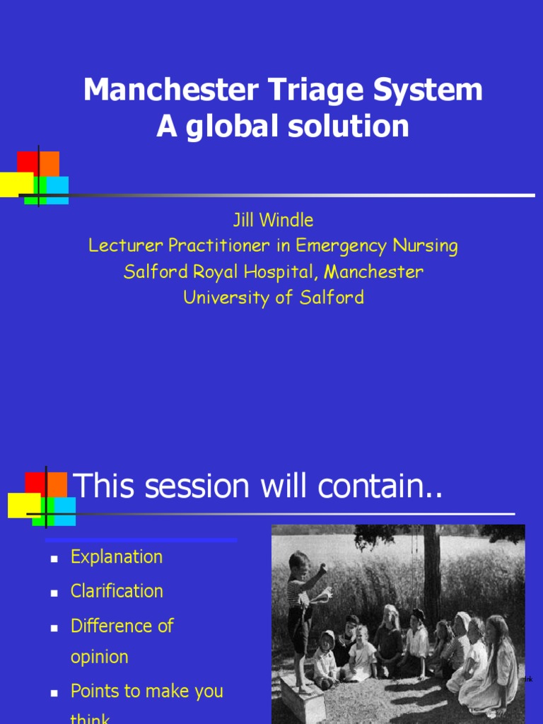 Manchester Triage System Global Standard for Emergency Department ...