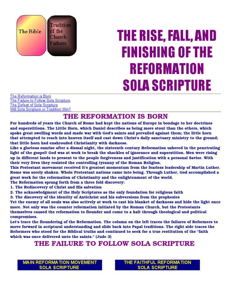 The Rise, Fall of The Reformation | PDF | Antichrist | Eucharist