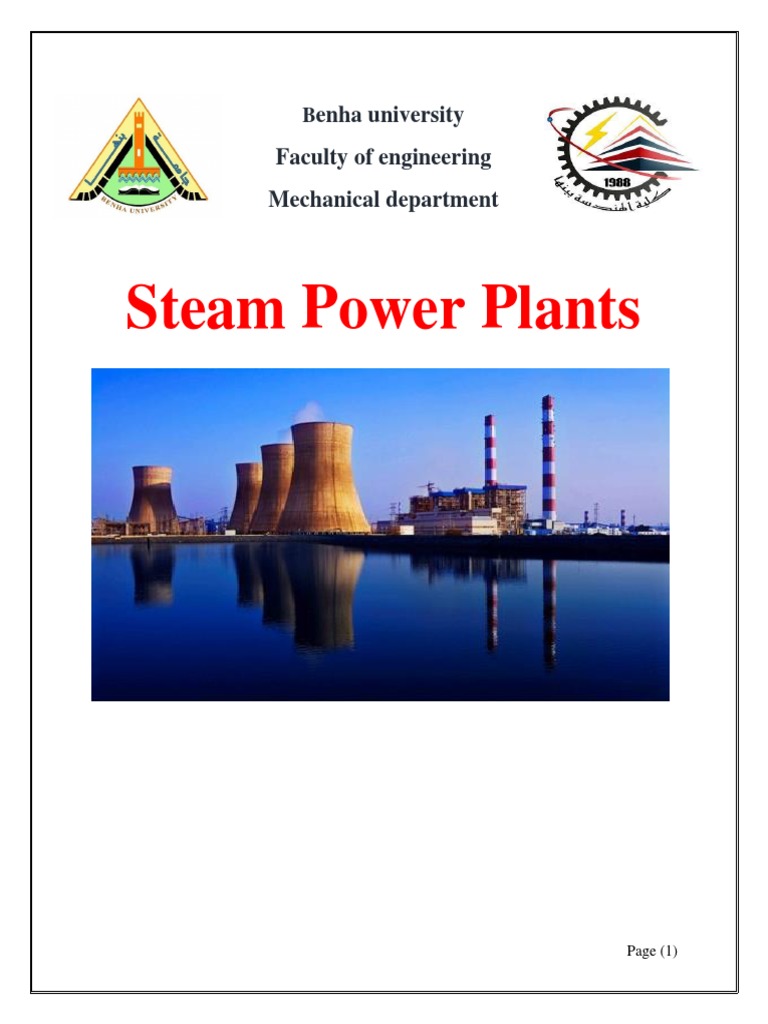 Steam Power Plants (An Introduction and Components) | PDF | Steam ...