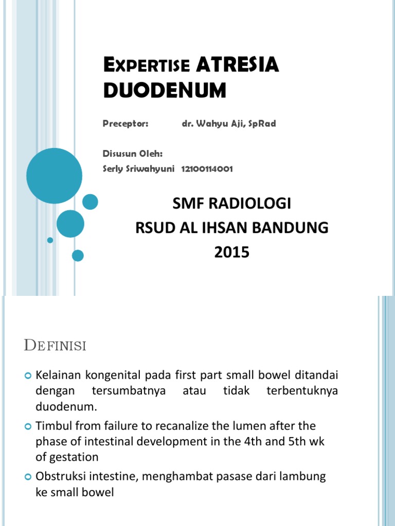 Expertise ATRESIA DUODENUM | PDF