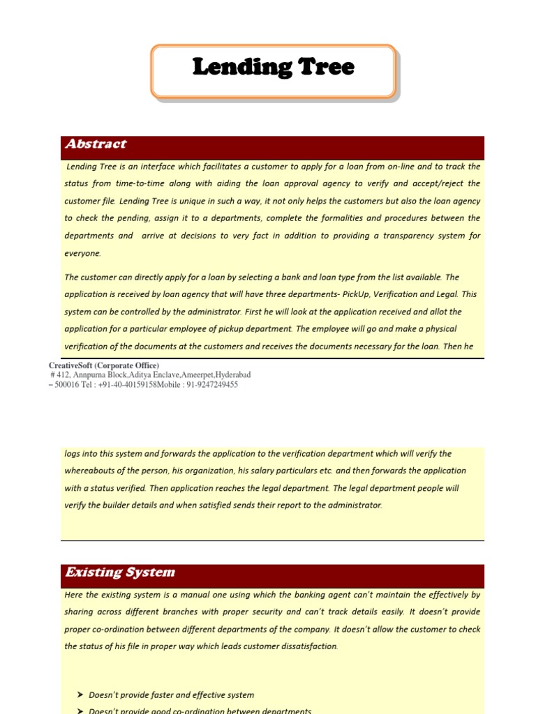 Lending Tree: Creativesoft (Corporate Office)