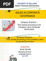 IoD Code of Practice for Directors | PDF | Audit | Audit Committee