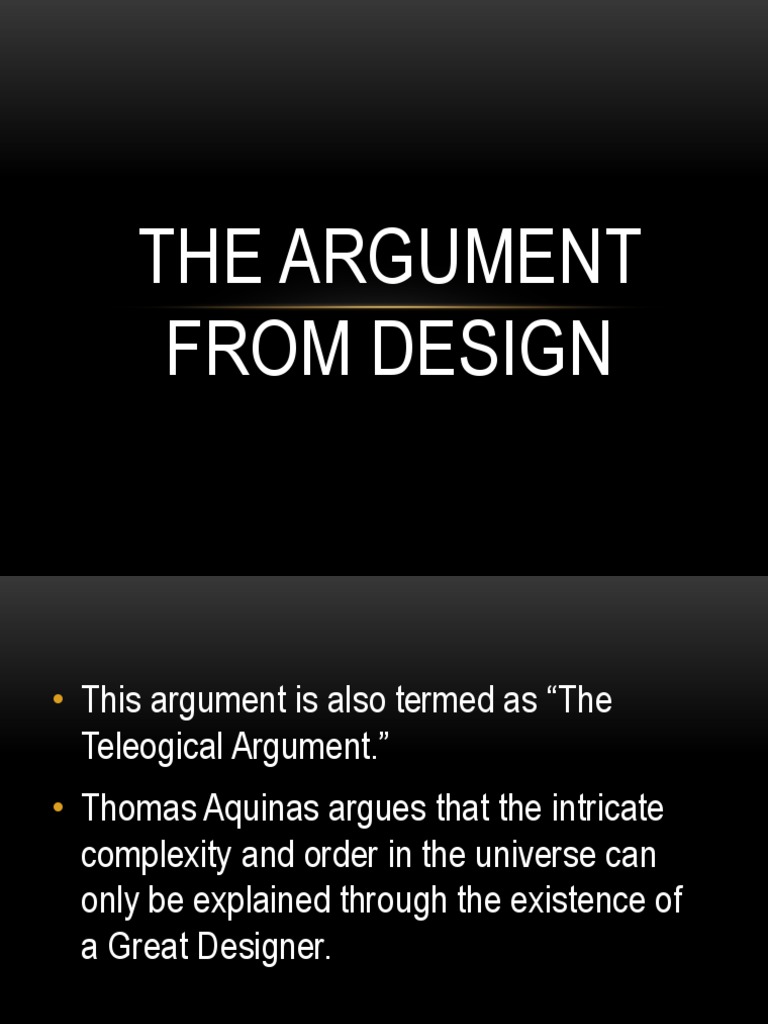 Argument of Design | PDF