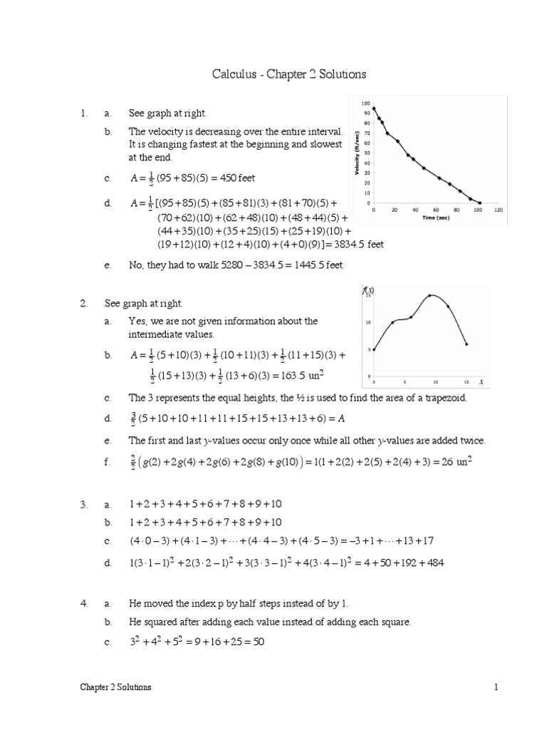 Calc CH 2 Solutions CPM | Download Free PDF | Asymptote | Acceleration