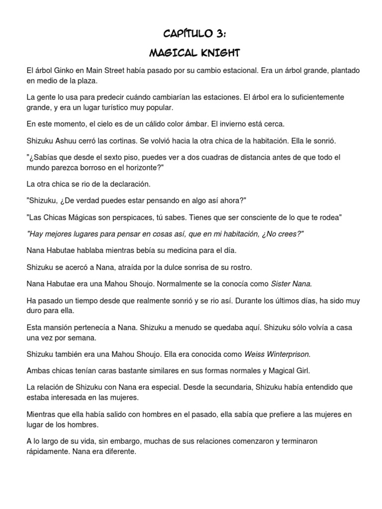 Encuentro entre Magical Girls y Clamberry | PDF | Magia (Paranormal ...