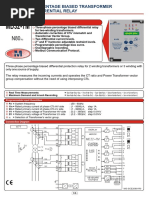 Transformer Differential Protection ANSI Code 87T | PDF | Phase (Waves ...