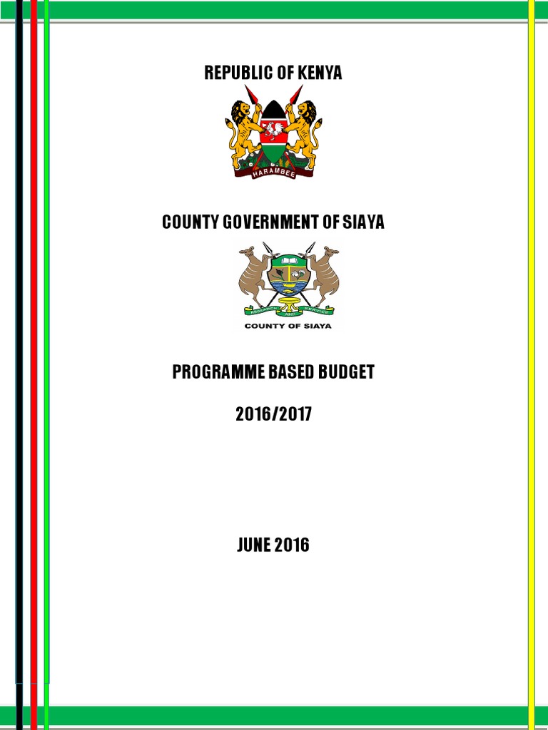 Programme Based Budget 2016 - 2017 | PDF | Public Finance | Budget