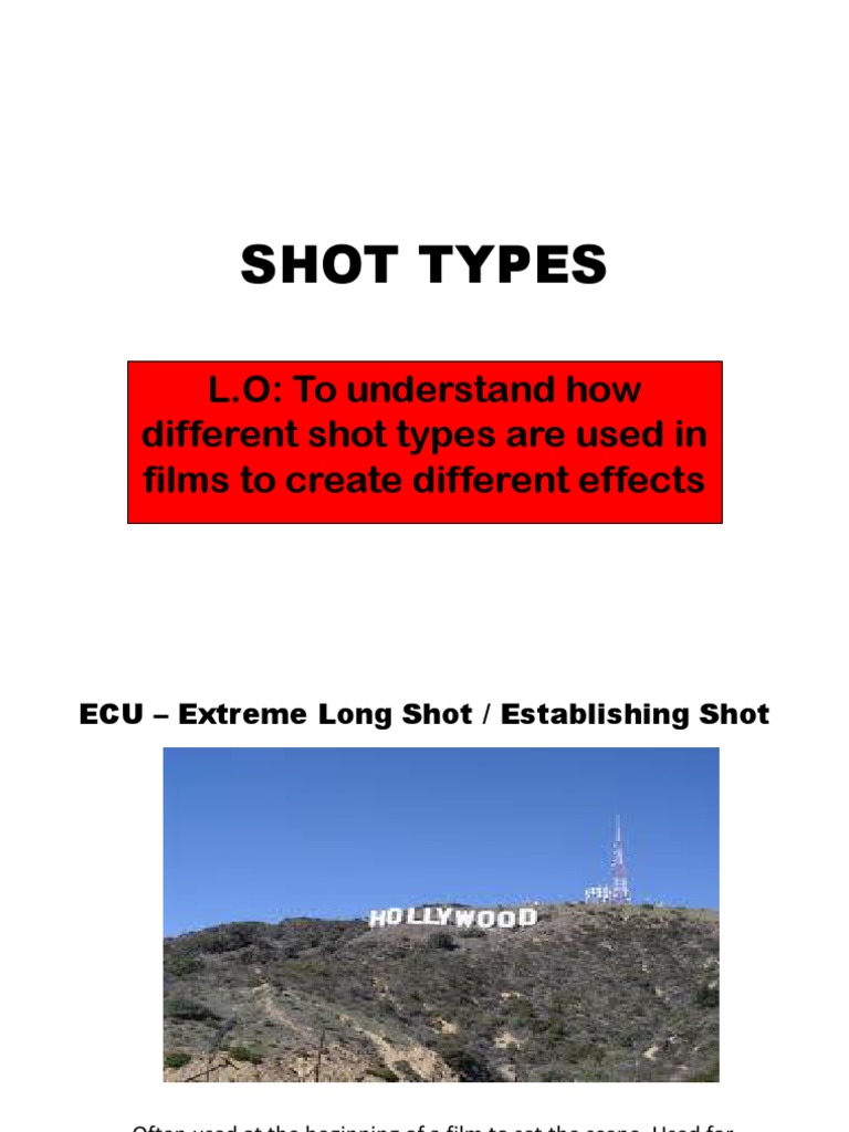 Shot Types | PDF