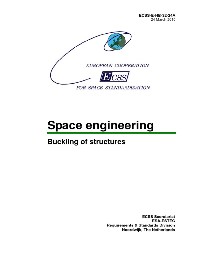 ECSS HB 32 24A Buckling of Structures | PDF | Buckling | Finite Element ...