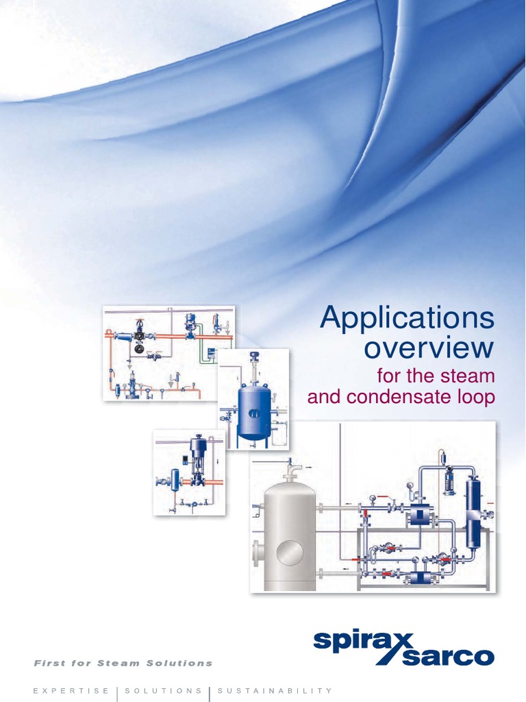 Applications: For The Steam and Condensate Loop | PDF | Valve | Hydraulics
