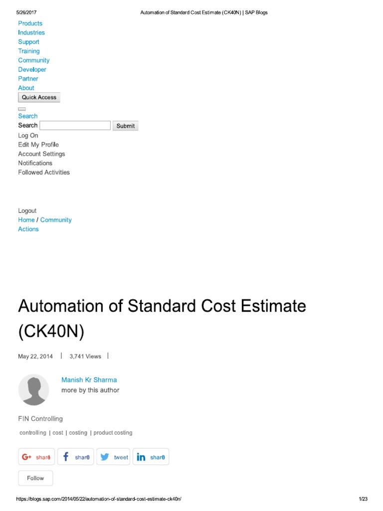Automation of CK40N | PDF