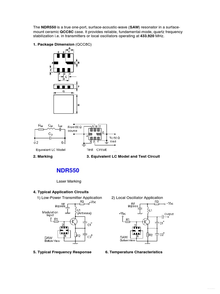 Datasheet | PDF | Electronic Oscillator | Hertz