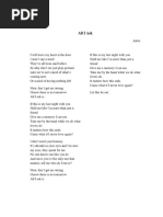 ADELE All I Ask Lyrics | PDF | Language Arts & Discipline