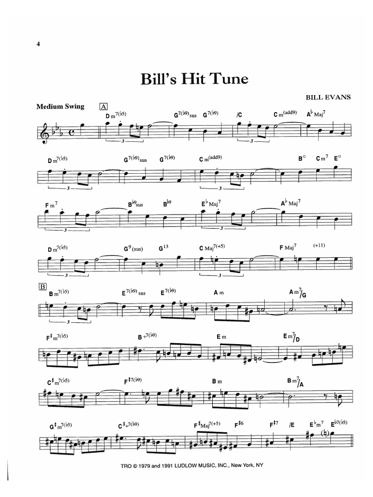 Bill Hit Tune | PDF
