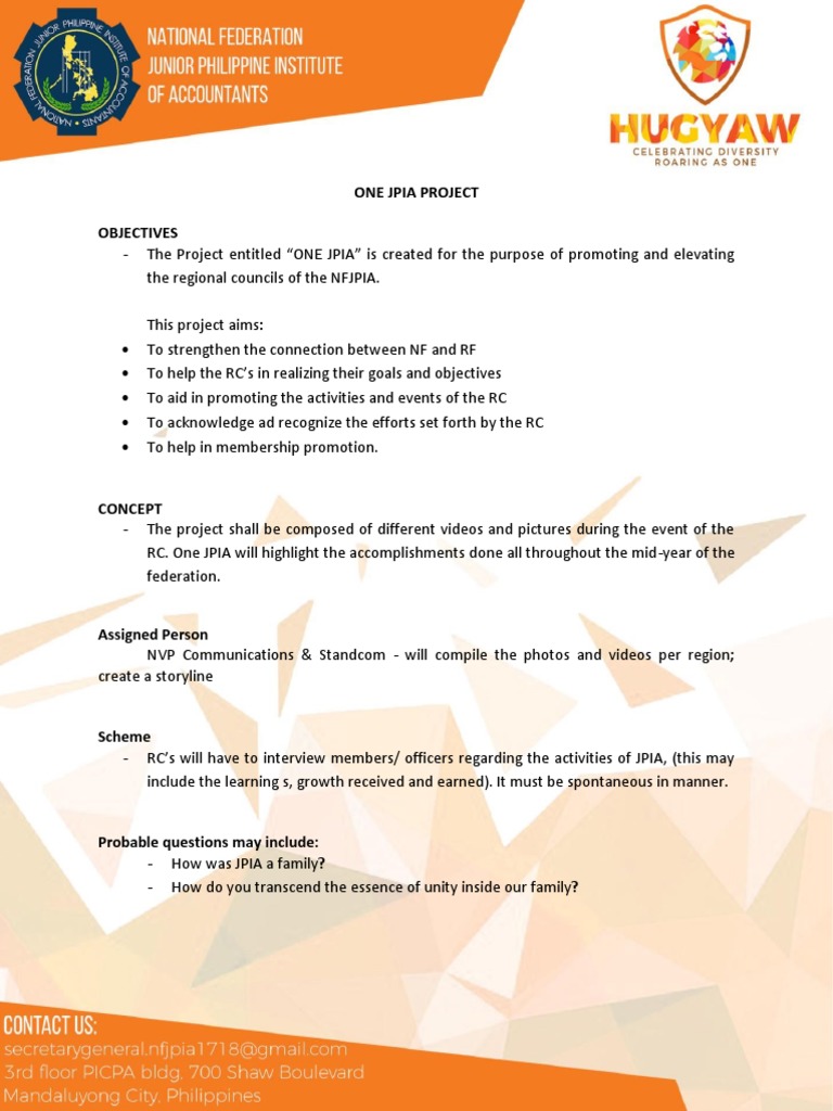 One Jpia Project | PDF