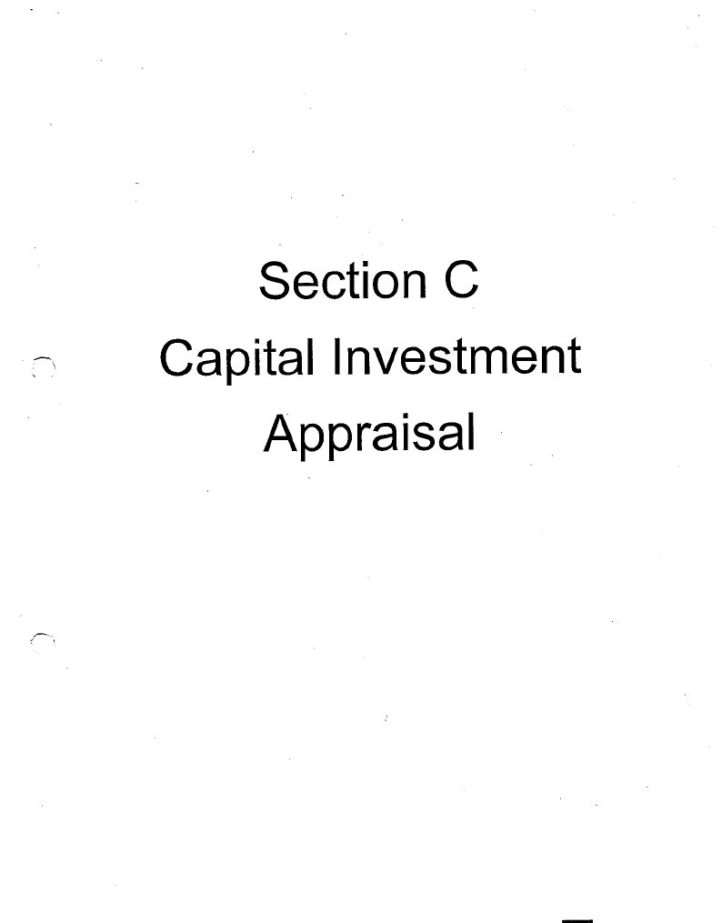 ACCA - F9 Investment Appraisal Notes | PDF
