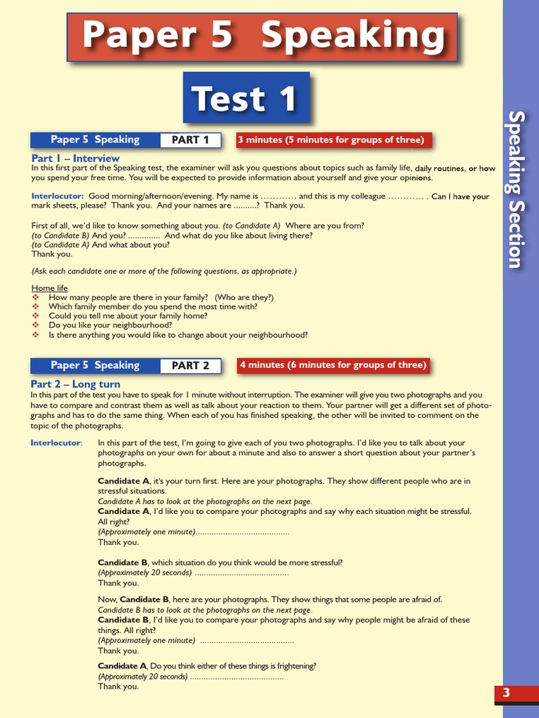 Test 1-Fce-Sample-15-Pages PDF | Download Free PDF | Parachuting | Leisure