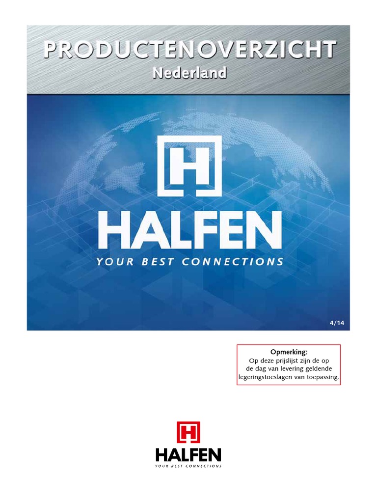 HALFEN Productenoverzicht 4 14 NL | PDF