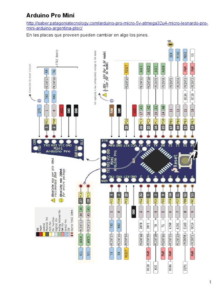 Arduino Pro Mini Grabar Con Cable TTL | PDF | Arduino | USB