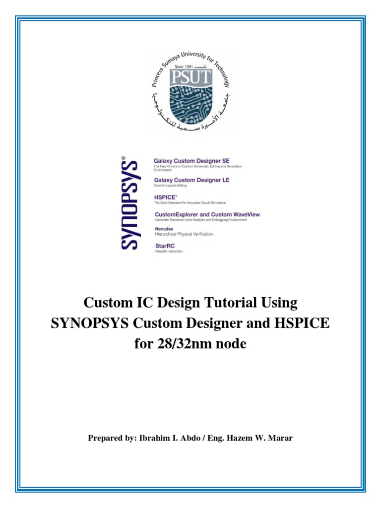 Synopsys 28nm Tutorial | PDF | Electronics | System Software