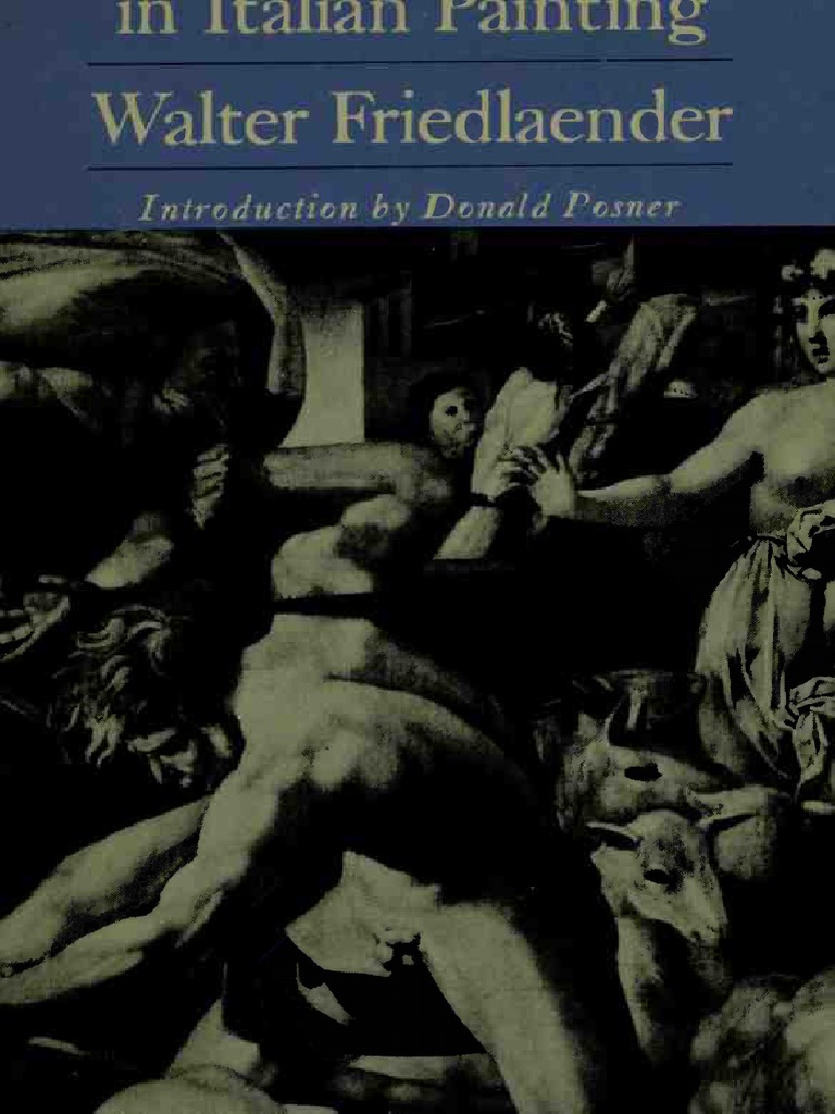 Walter Friedlander Mannerism and Anti-Matterism in Italian Painting ...