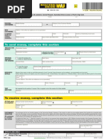 Western Union Blank Form | PDF | Payments | Money Order