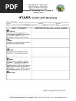 Sample of STAR Observation | PDF | Teachers | Classroom