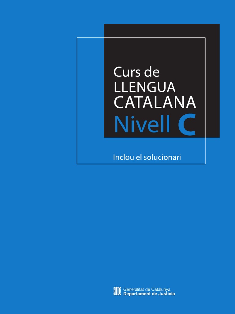 Generalitat De Catalunya - Curs De Llengua Catalana Nivell C.pdf