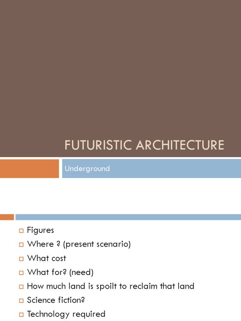 Futuristic Architecture | PDF