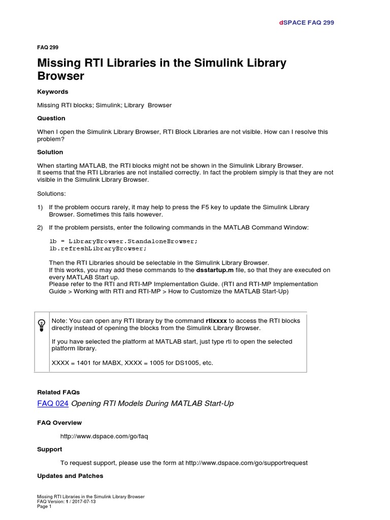 FAQ299 | PDF | Library (Computing) | Matlab