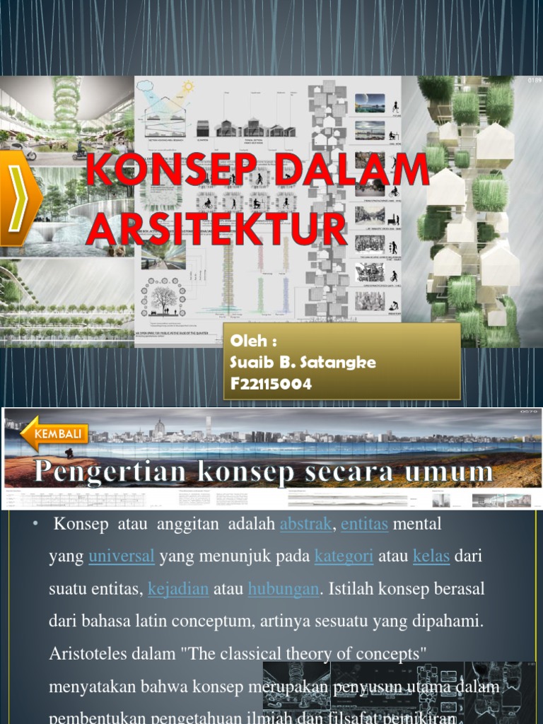 Konsep Dalam Arsitektur | PDF