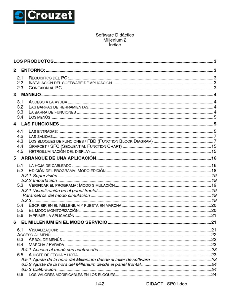 1 3 Manual de Usuario Crouzet m2 PDF | Descargar gratis PDF | Point and Click | Ventana ...