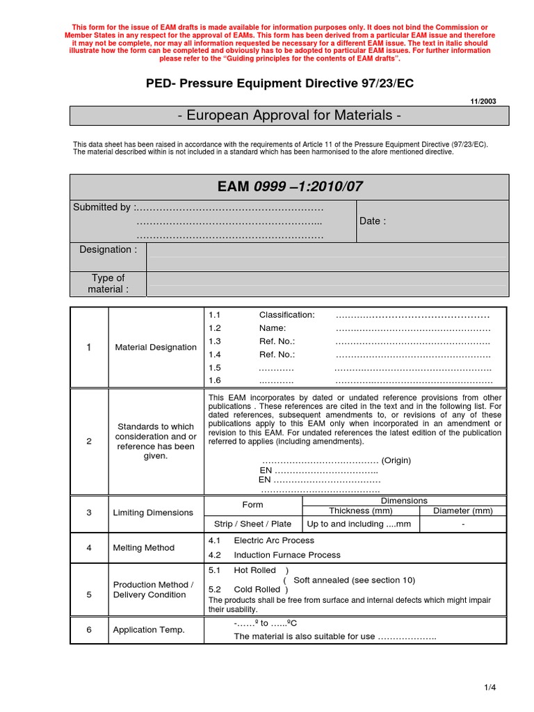 Standard - Form The Issue of Eams - en PDF | PDF | Young's Modulus ...