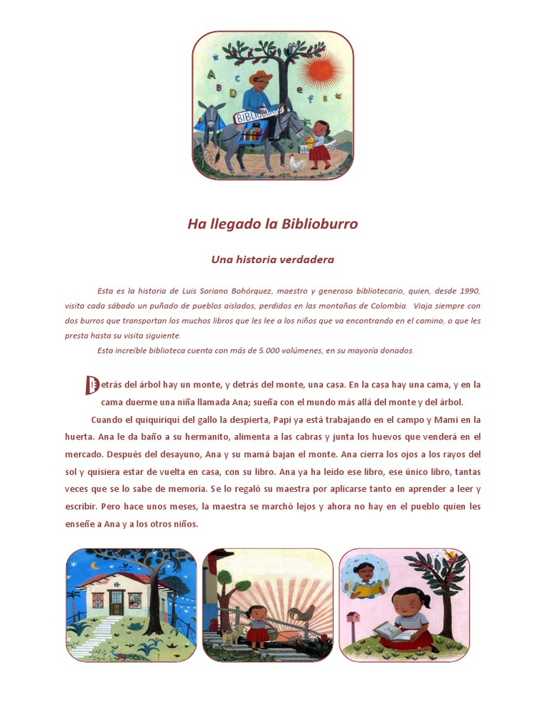 Ha Llegado La Biblioburro-1 | PDF | Libros | Ocio