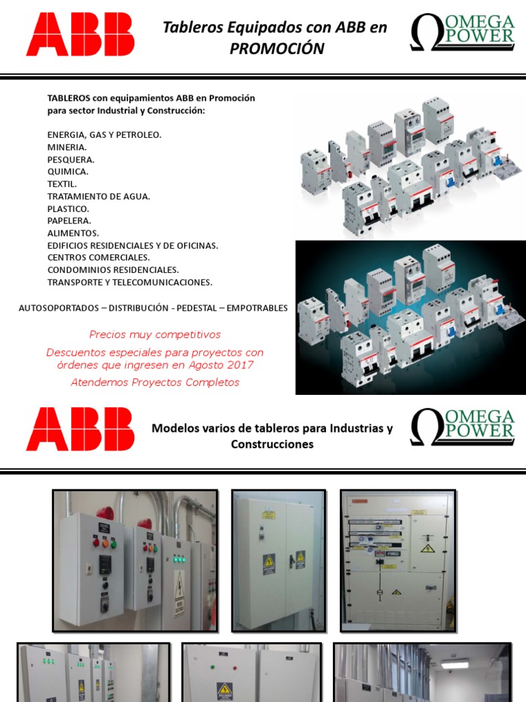 Abb-Tableros Omega Power Sac | PDF