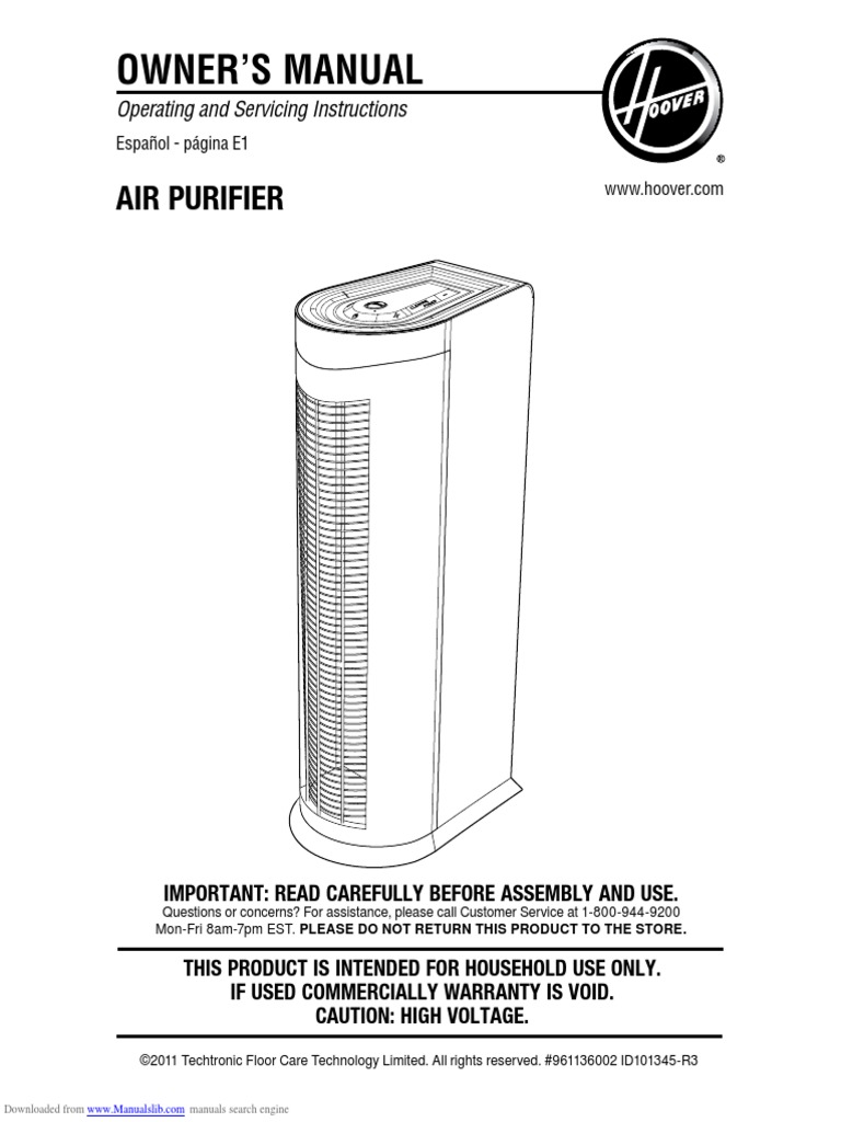 Owner'S Manual: Air Purifier | PDF | Nature