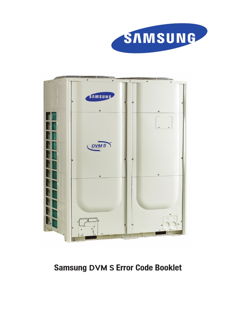 Samsung DVM S Error Code Guide | PDF | Power Inverter | Hvac