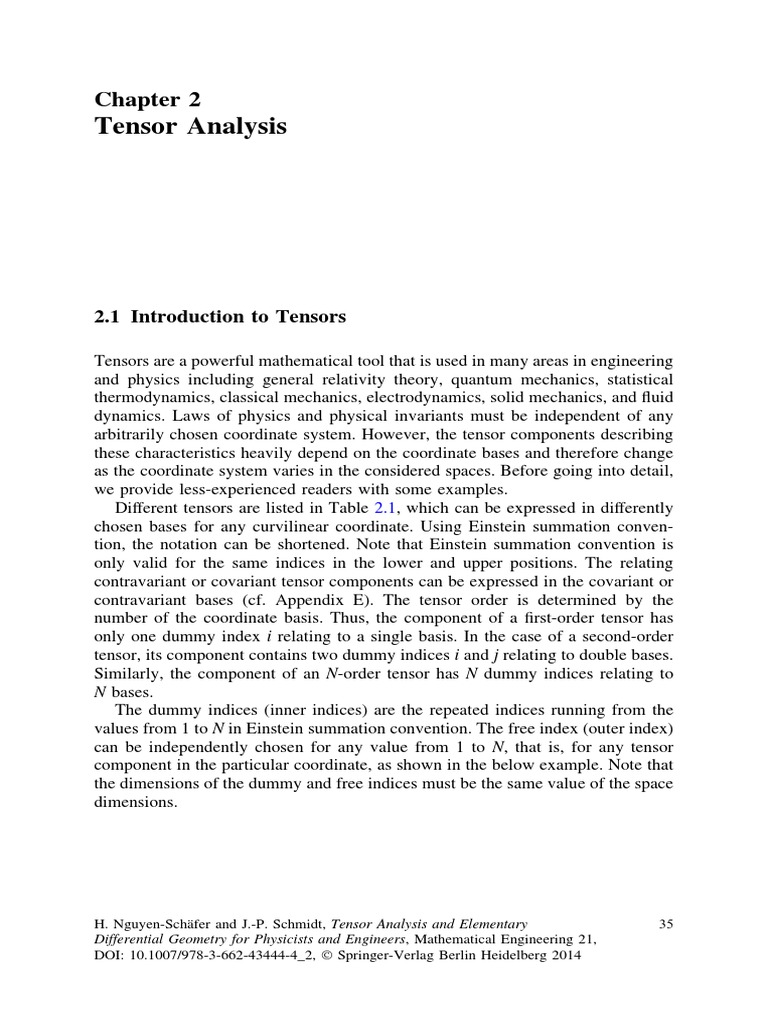An In-Depth Look at Tensors: Their Uses, Properties, and Representations in Various Coordinate ...