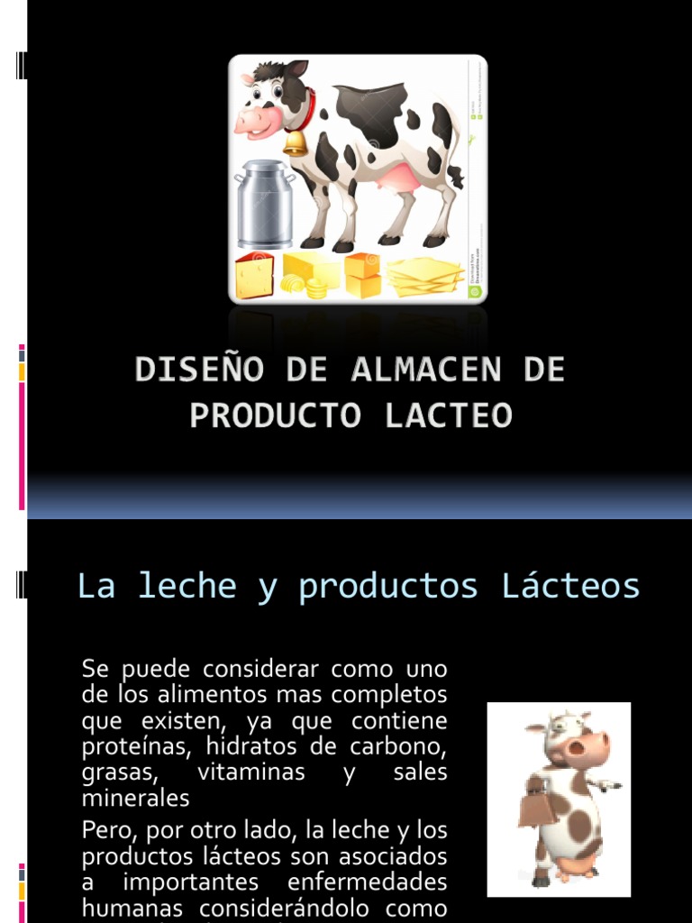 Diseño de Almacen de Producto Lacteo Expo | PDF | Productos lácteos | Leche
