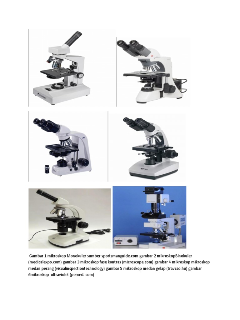 Macam Dan Jenis Mikroskop