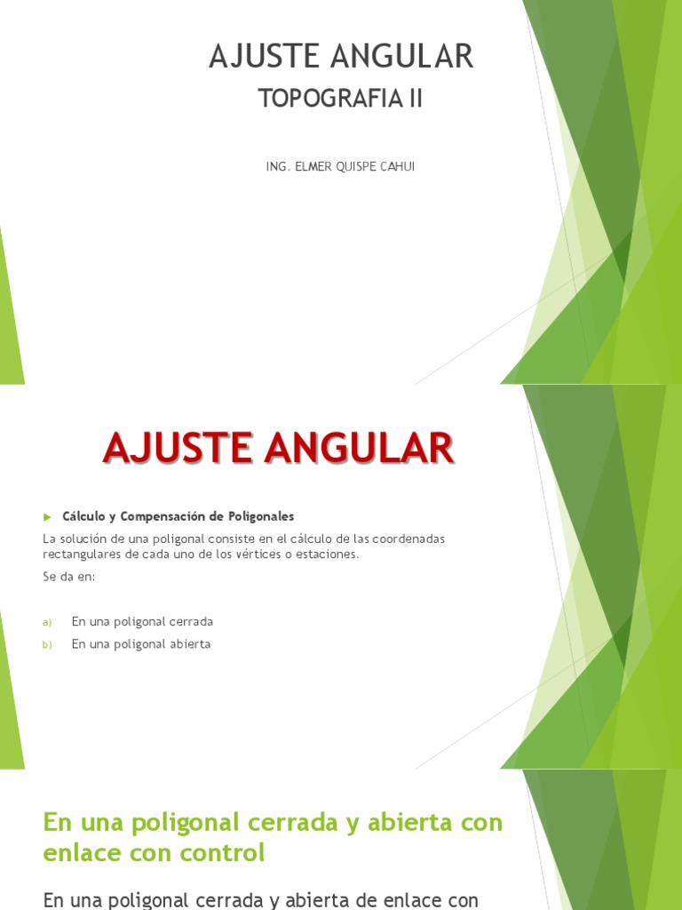 Ajuste Angular Scribd | PDF | Geofísica | Uso del suelo
