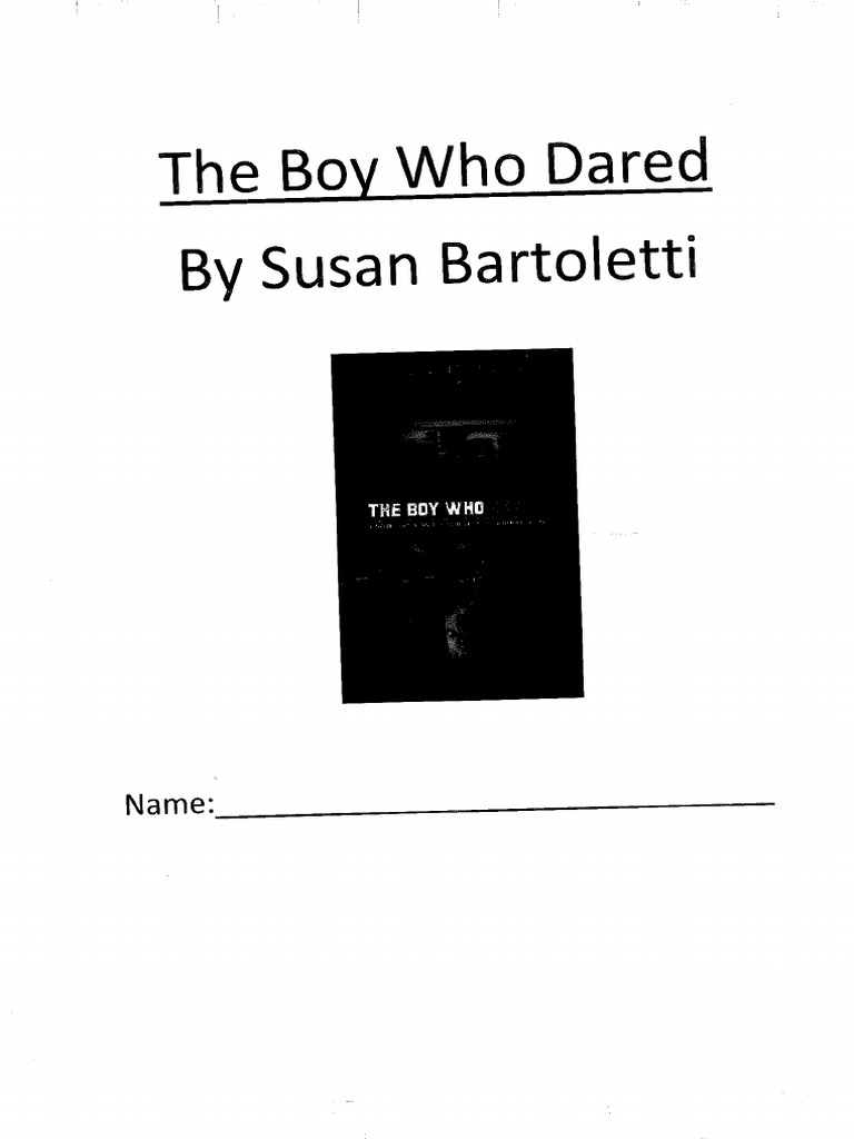 Boy Who Dared - Comprehension Questions To Use While You Read | PDF