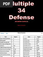 11-Man 3-4 Defense Playbook | PDF | Gridiron Football | Sport Variants