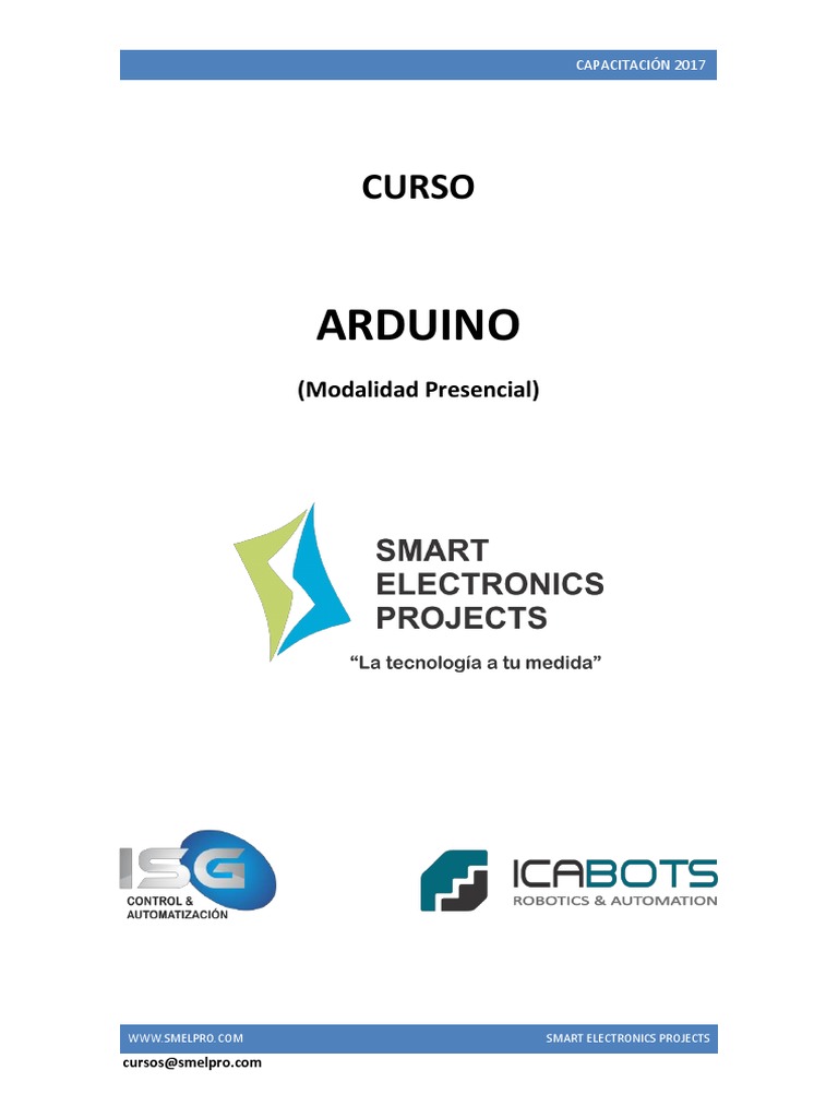Curso Arduino 2017 | PDF | Arduino | Electrónica