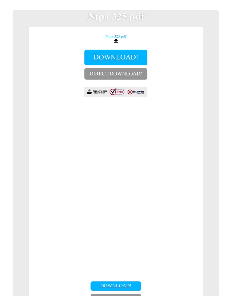 Nfpa 325 PDF | PDF | Flammability | Fire Safety