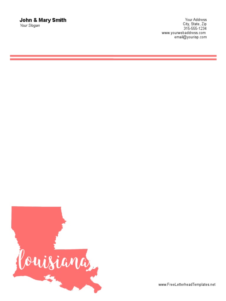 Louisiana Letterhead | PDF
